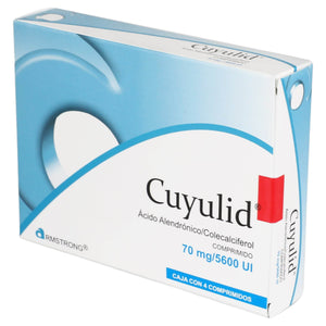 Cuyulid 70Mg/5600Ui Unid Con 4 Comprimidos (Acido Alendronico/Colecalc ...