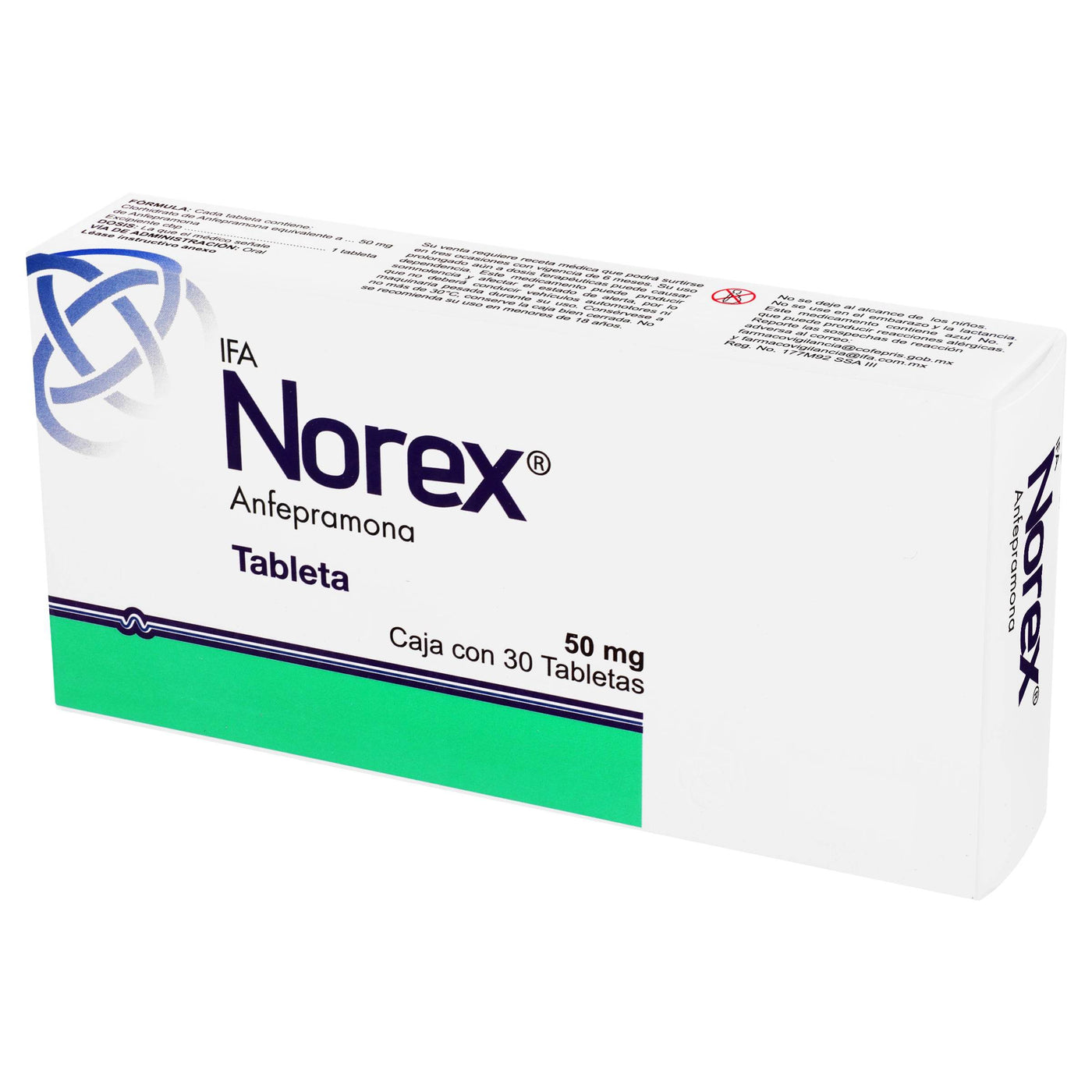 Ifa Norex (Anfepramona) Tabletas 50Mg Con 30 — WeCare Pharma
