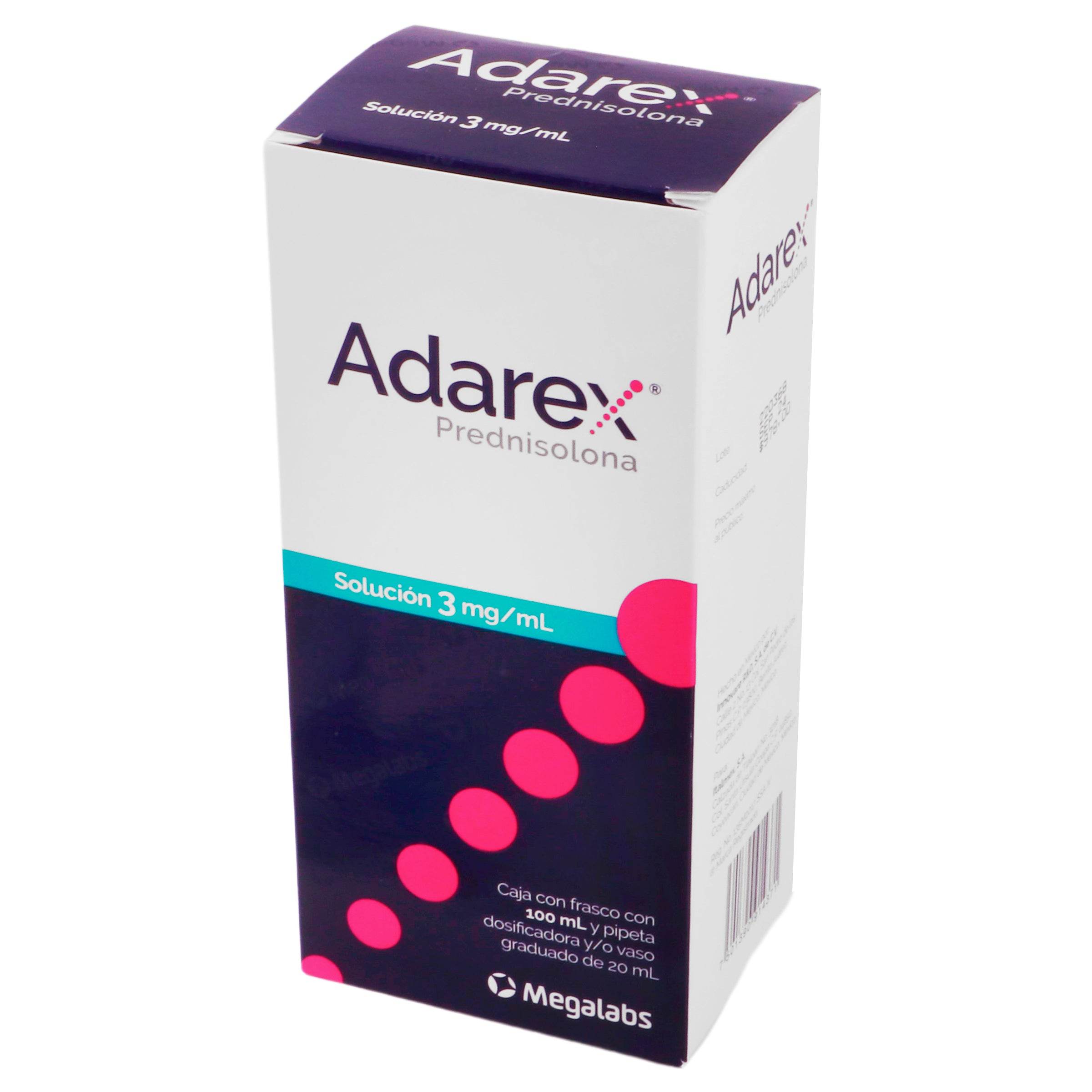 Adarex (Prednisolona) Solución 3Mg/Ml 100Ml — WeCare Pharma