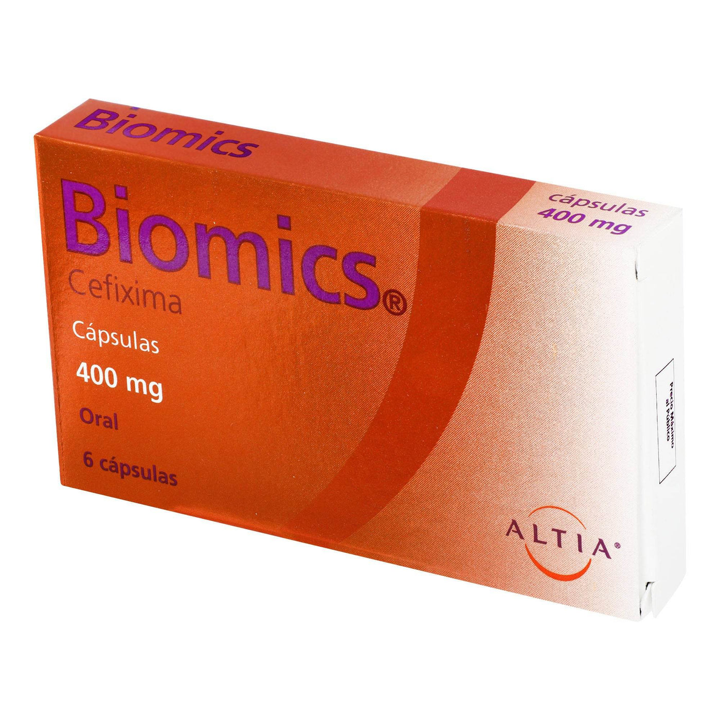 Biomics 400Mg Con 6 Capsulas (Cefixima) — WeCare Pharma