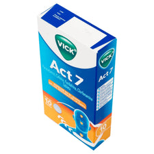 Vick Act 7 500Mg/25Mg/5Mg/4Mg Con 10 Tabletas (Paracetamol/Cafeina/Fen ...