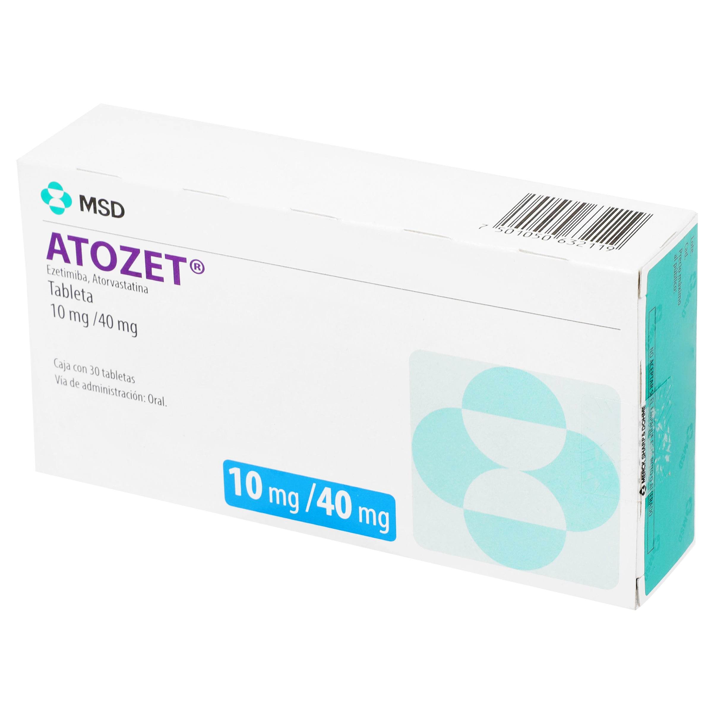 Atozet 10Mg/40Mg Con 30 Tabletas (Ezetimiba/Atorvastatina) — WeCare Pharma