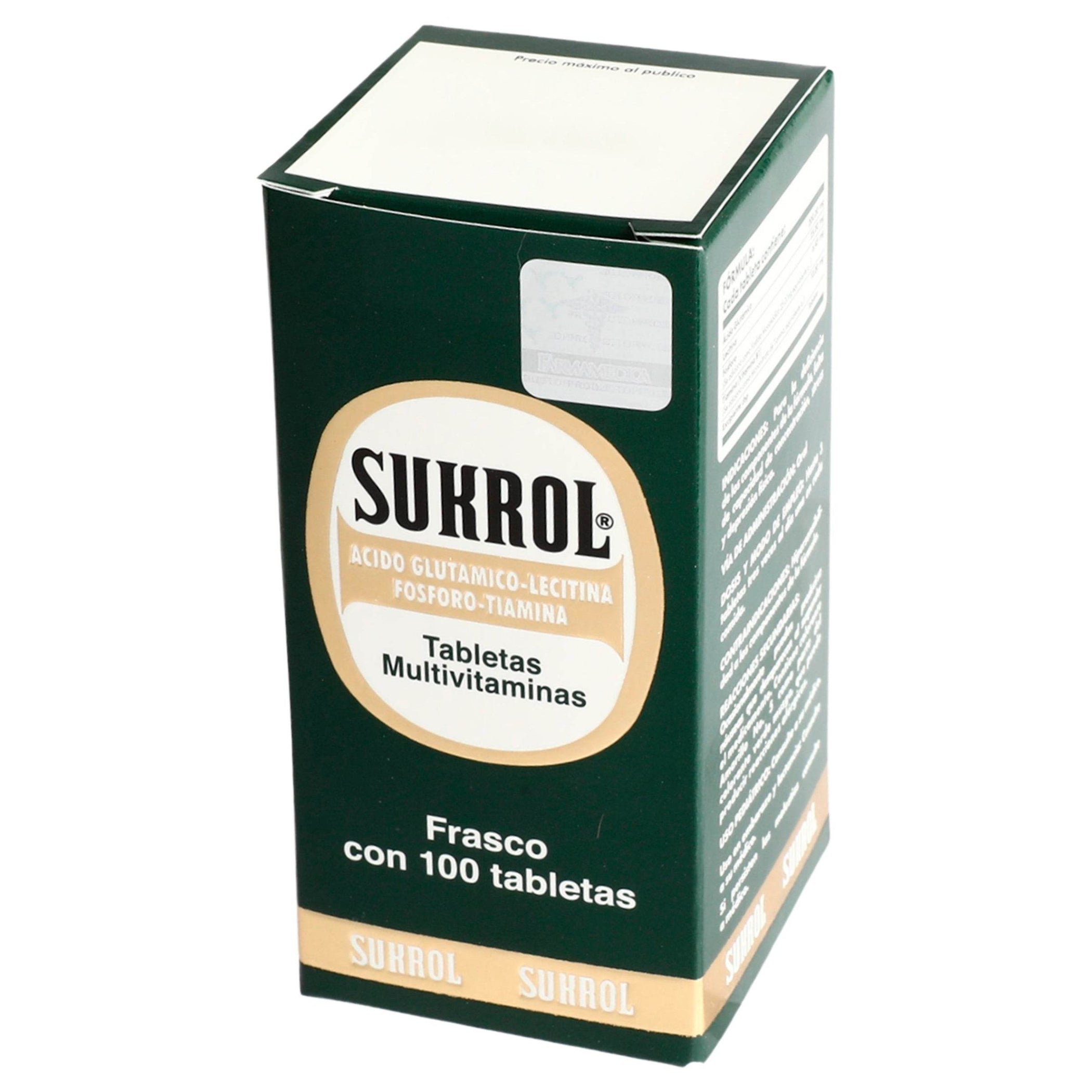 Sukrol Con 100 Tabletas (Multivitaminas) — WeCare Pharma