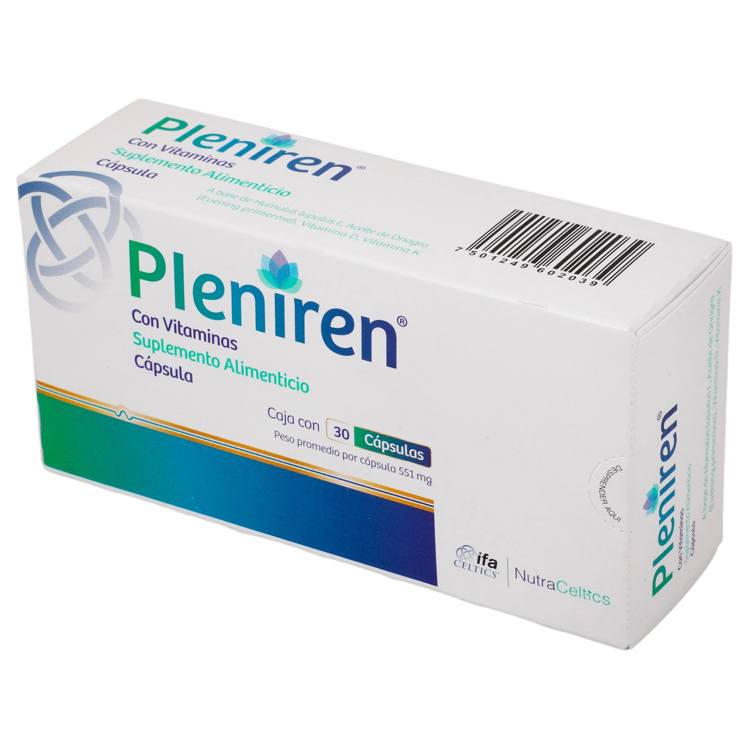 Pleniren 1.17G Con 30 Capsulas (Suplemento Alimenticio) — WeCare Pharma