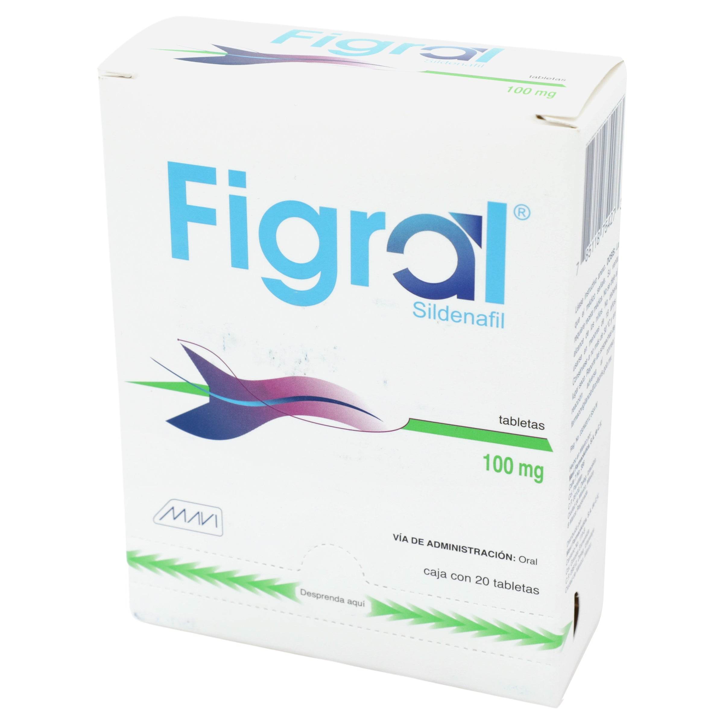 Figral 100Mg Con 20 Tabletas (Sildenafil) — WeCare Pharma