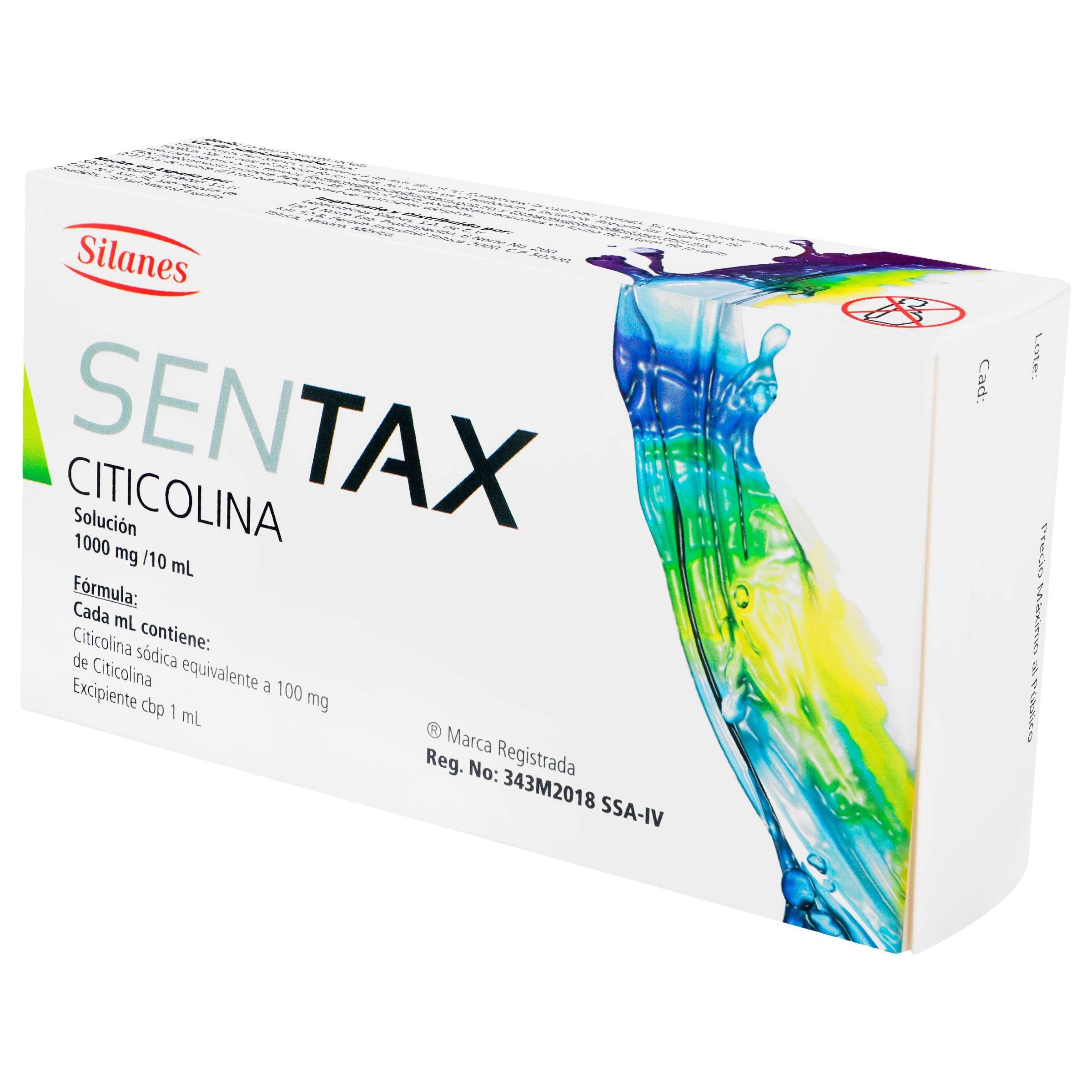 Sentax Sobres 1000Mg 10Ml Con 10 (Citicolina) — WeCare Pharma