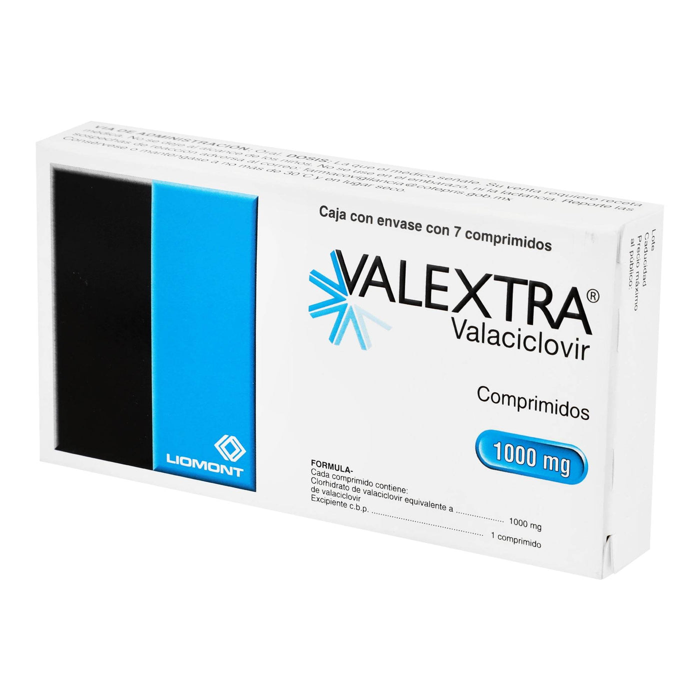 Valextra 1000Mg Con 7 Capsulas (Valaciclovir) — WeCare Pharma