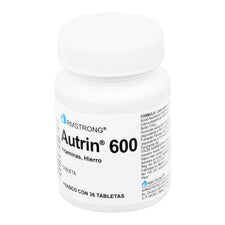 Autrin 600Mg Con 36 Tabletas (Vitaminas]/Minerales) — WeCare Pharma