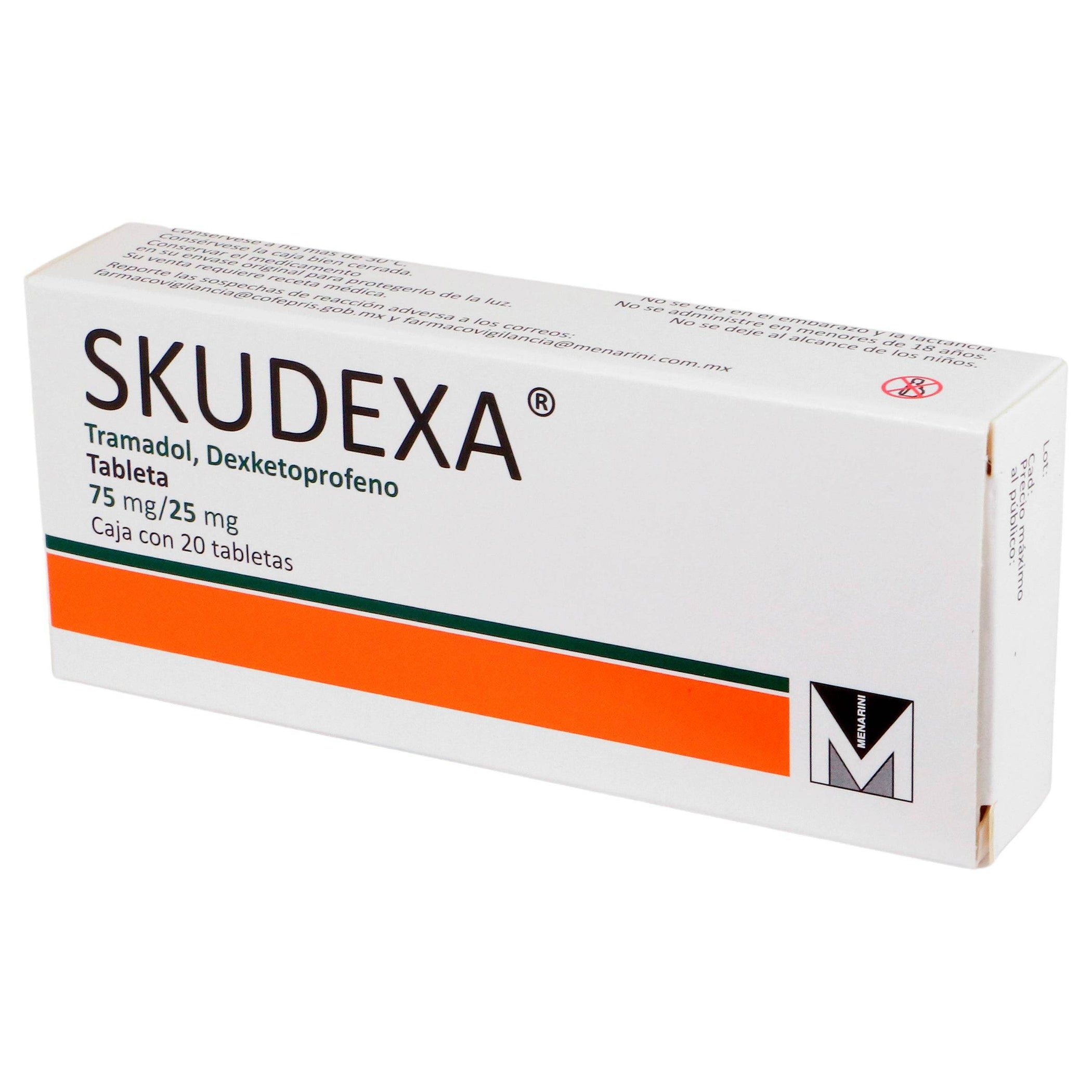 Skudexa 75/25Mg Con 20 Tabletas (Tramadol/Dexketoprofeno) — WeCare Pharma