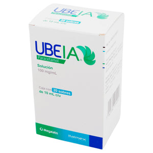 Ubeia Sobres 100Mg/Ml Con 20 (Paracetamol) — WeCare Pharma